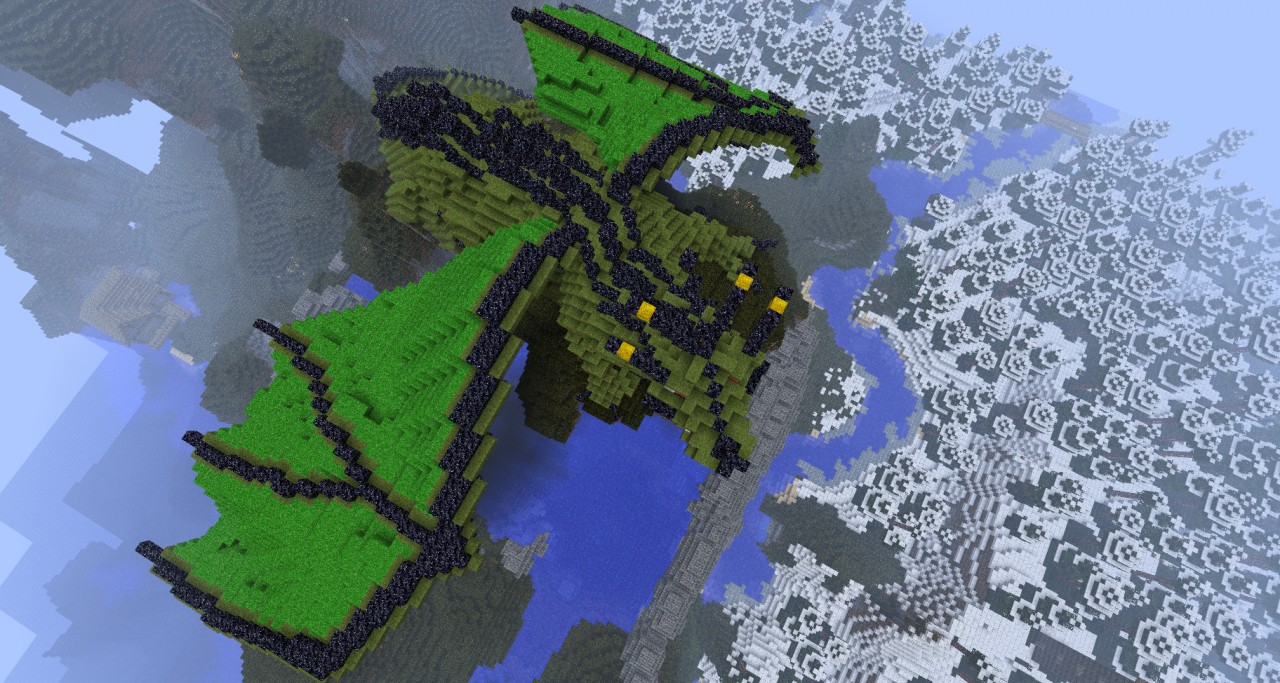 A Dragon Minecraft Map