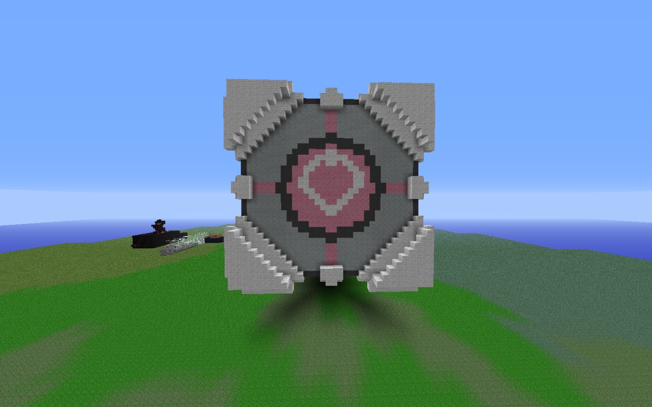 Weighted Companion Cube Minecraft Map