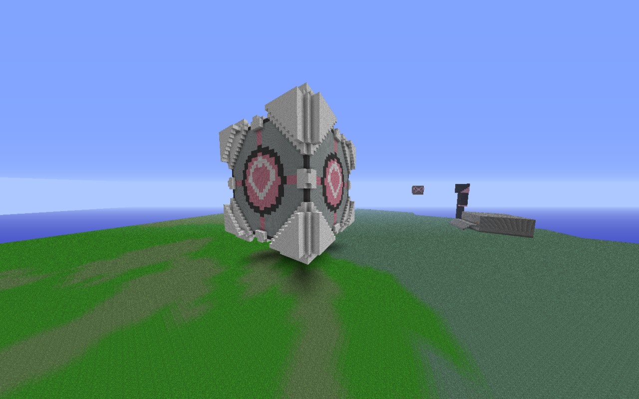 Weighted Companion Cube Minecraft Map