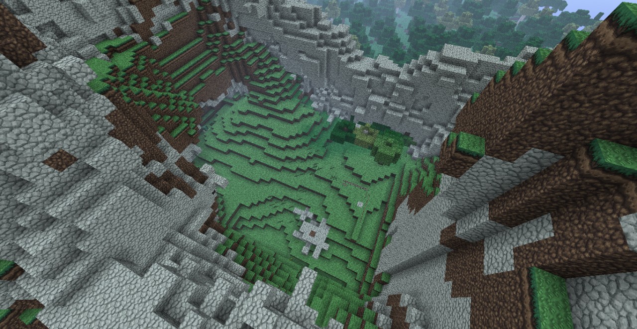 mountain survival challenge Minecraft Map