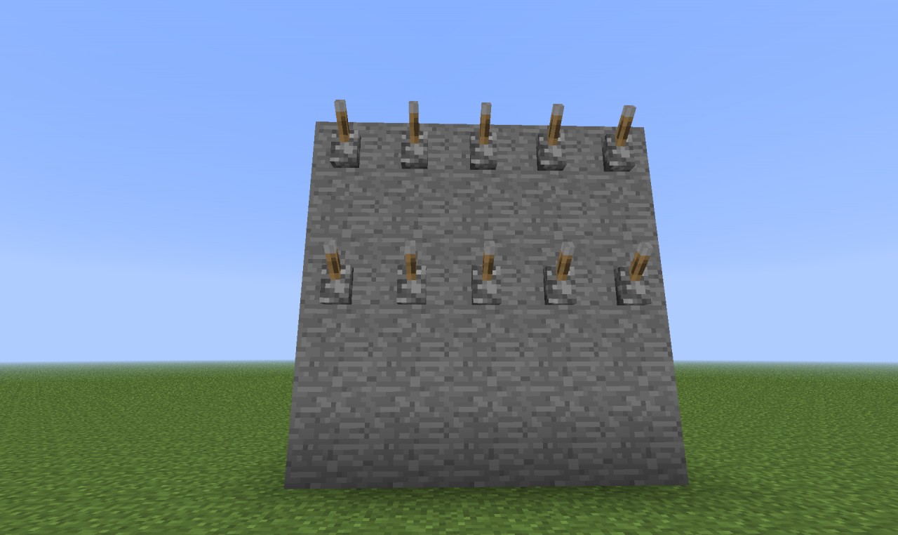 Random levers that do something! Minecraft Map