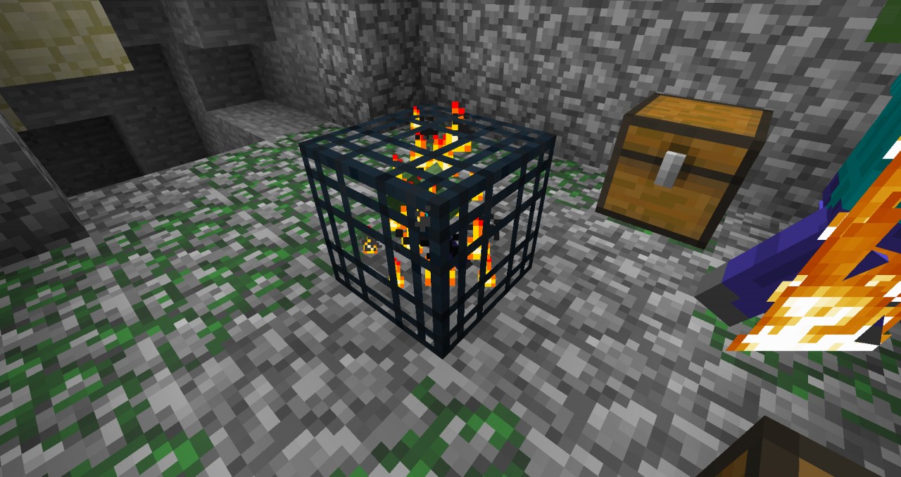 SPAWN ABOVE DUNGEON! Minecraft Map