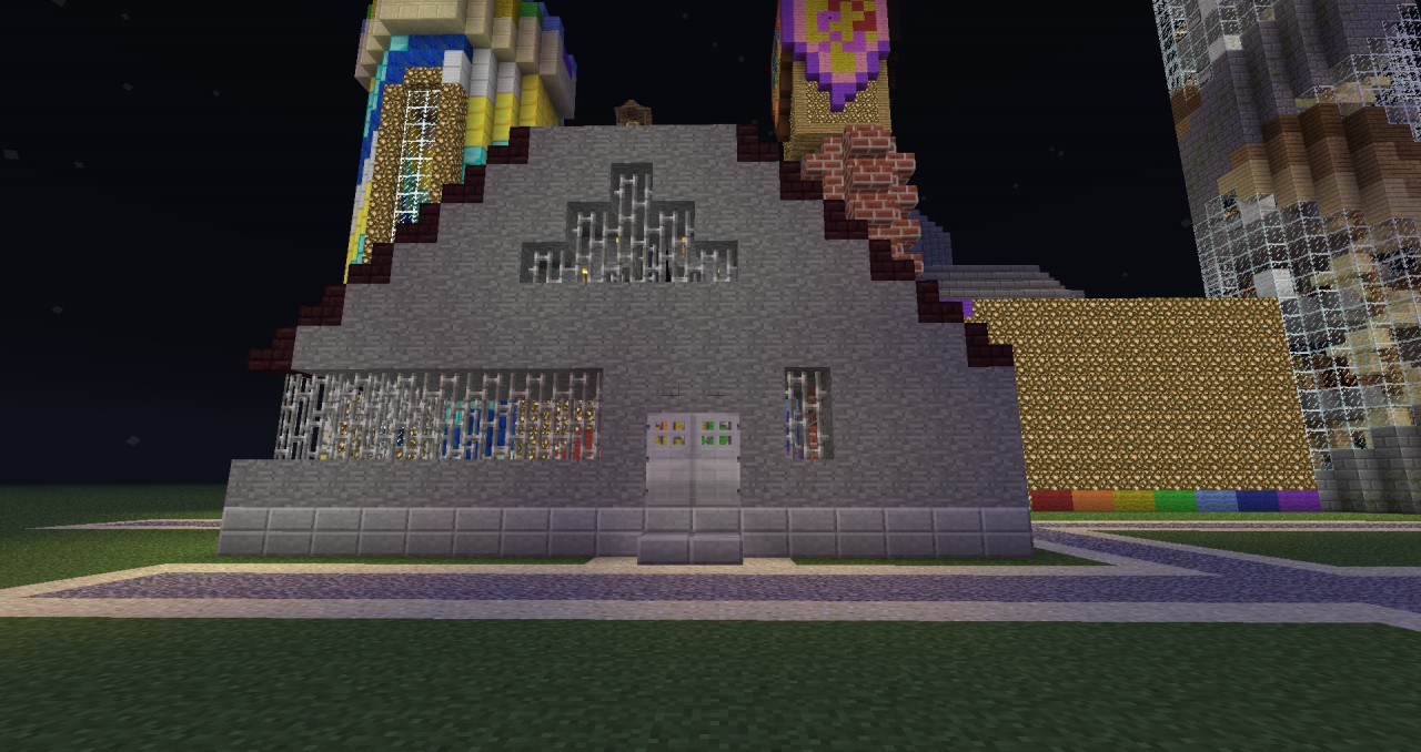 Awesome pixel castle area Minecraft Map