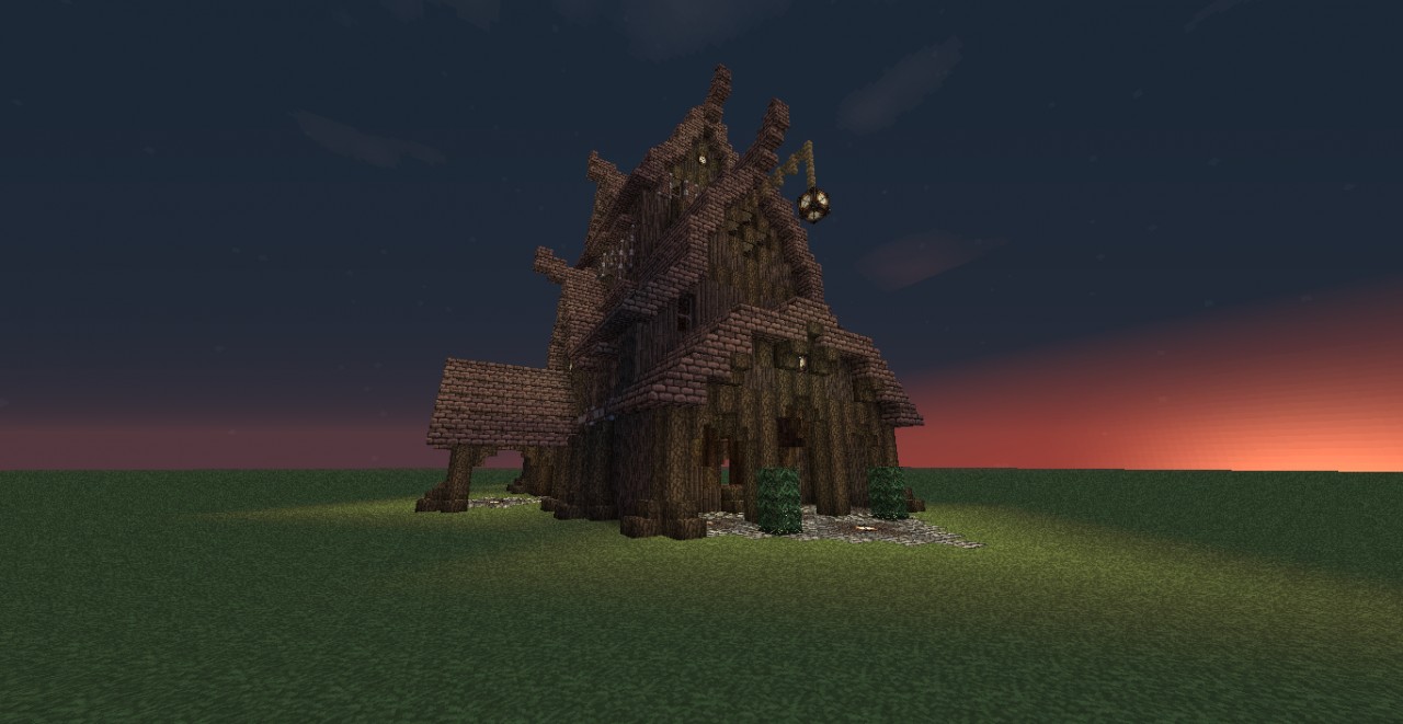 Skyrim Inspired Building Minecraft Map