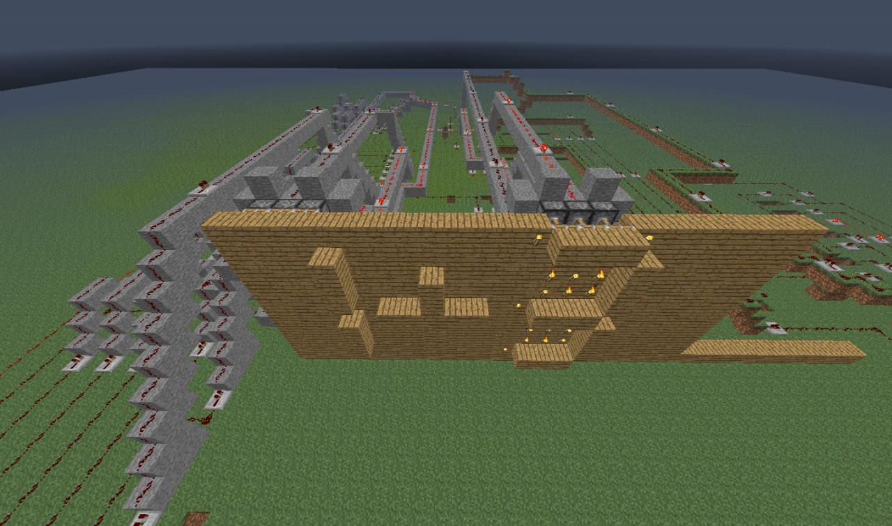 Redstone Powered Calculator Minecraft Map