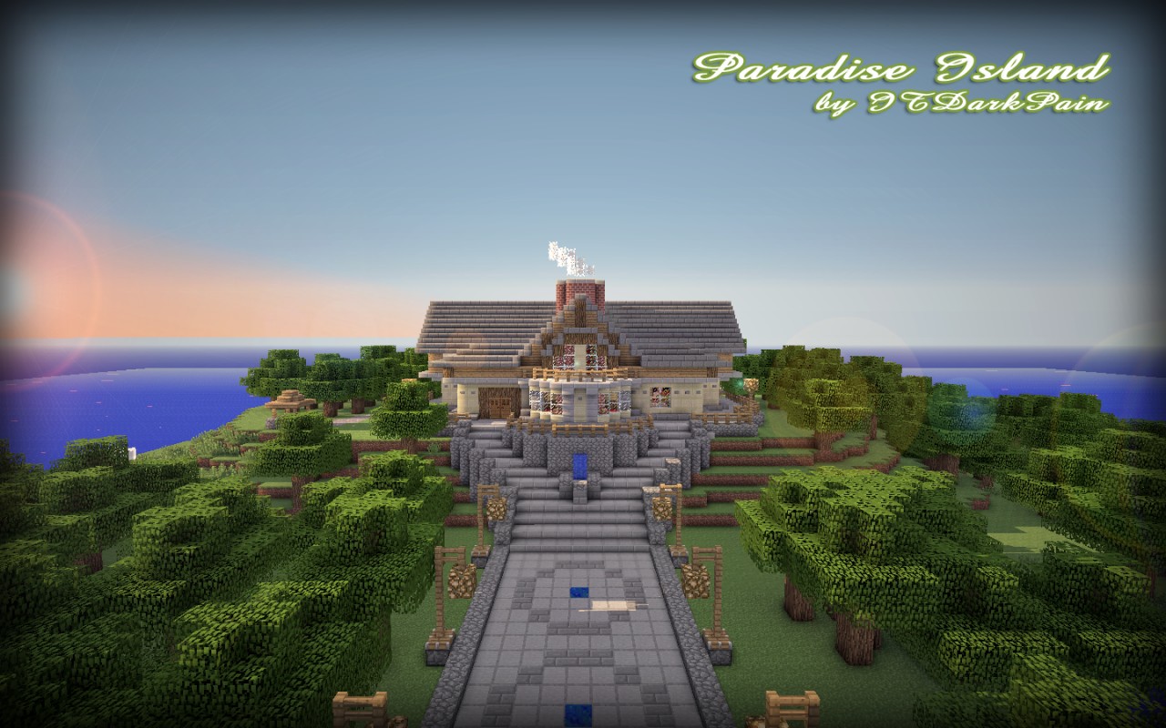 Island Project # 1 - Paradise Island Minecraft Map