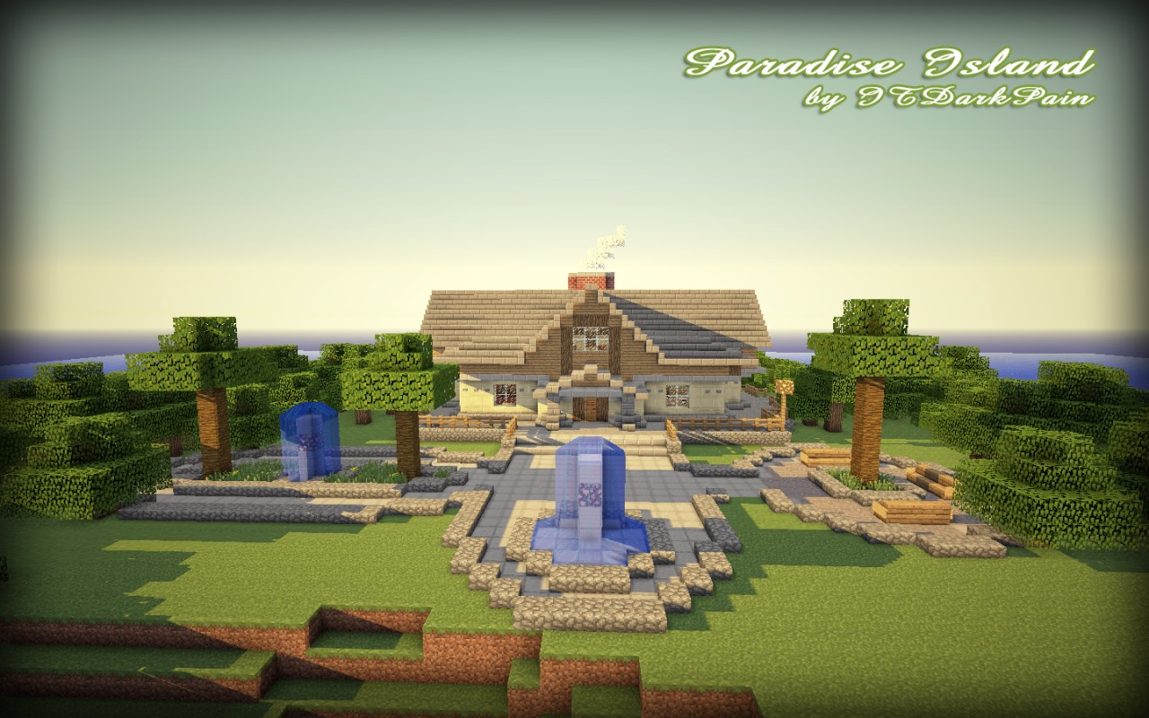 Island Project # 1 - Paradise Island Minecraft Map