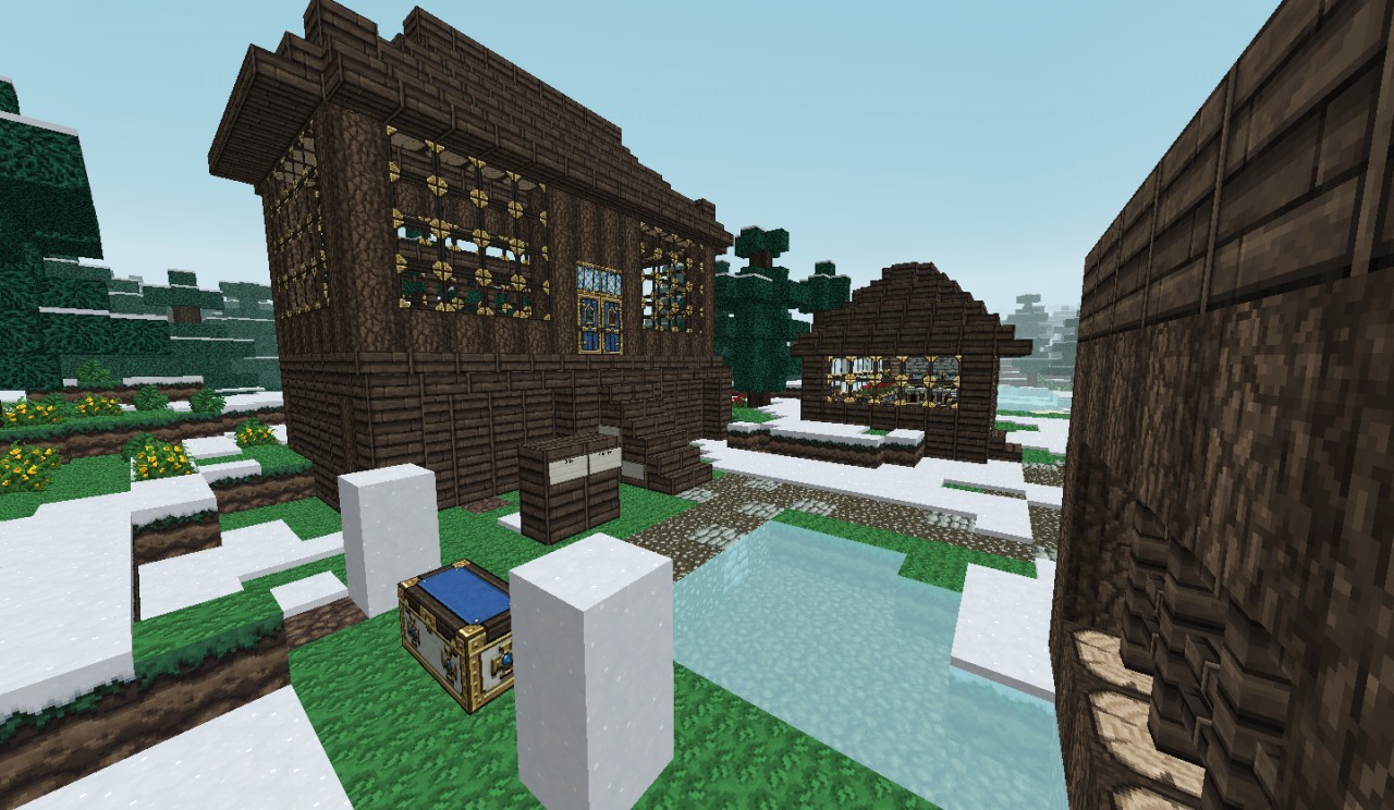Small Winter Build by flossy_ Minecraft Map