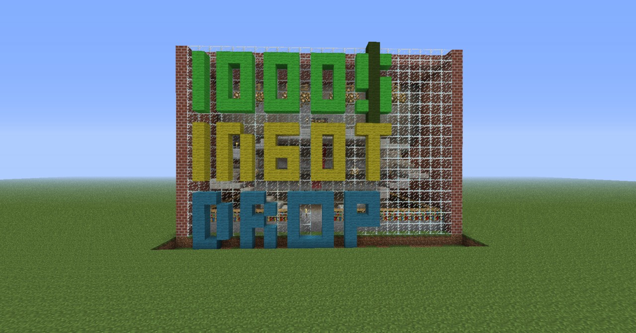 100$ Ingot Drop Minecraft Map