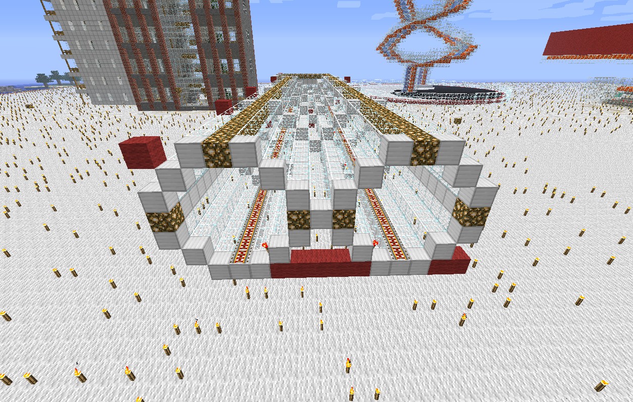 Skycart Transportation System Minecraft Map