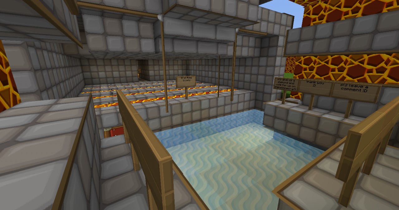 the first adventure map V1.1 Minecraft Map