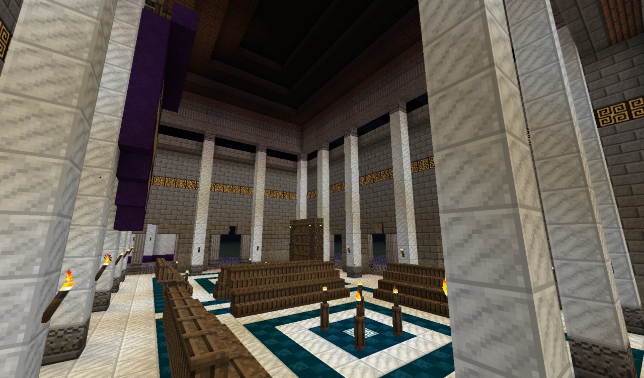 Roman Basilica Minecraft Map