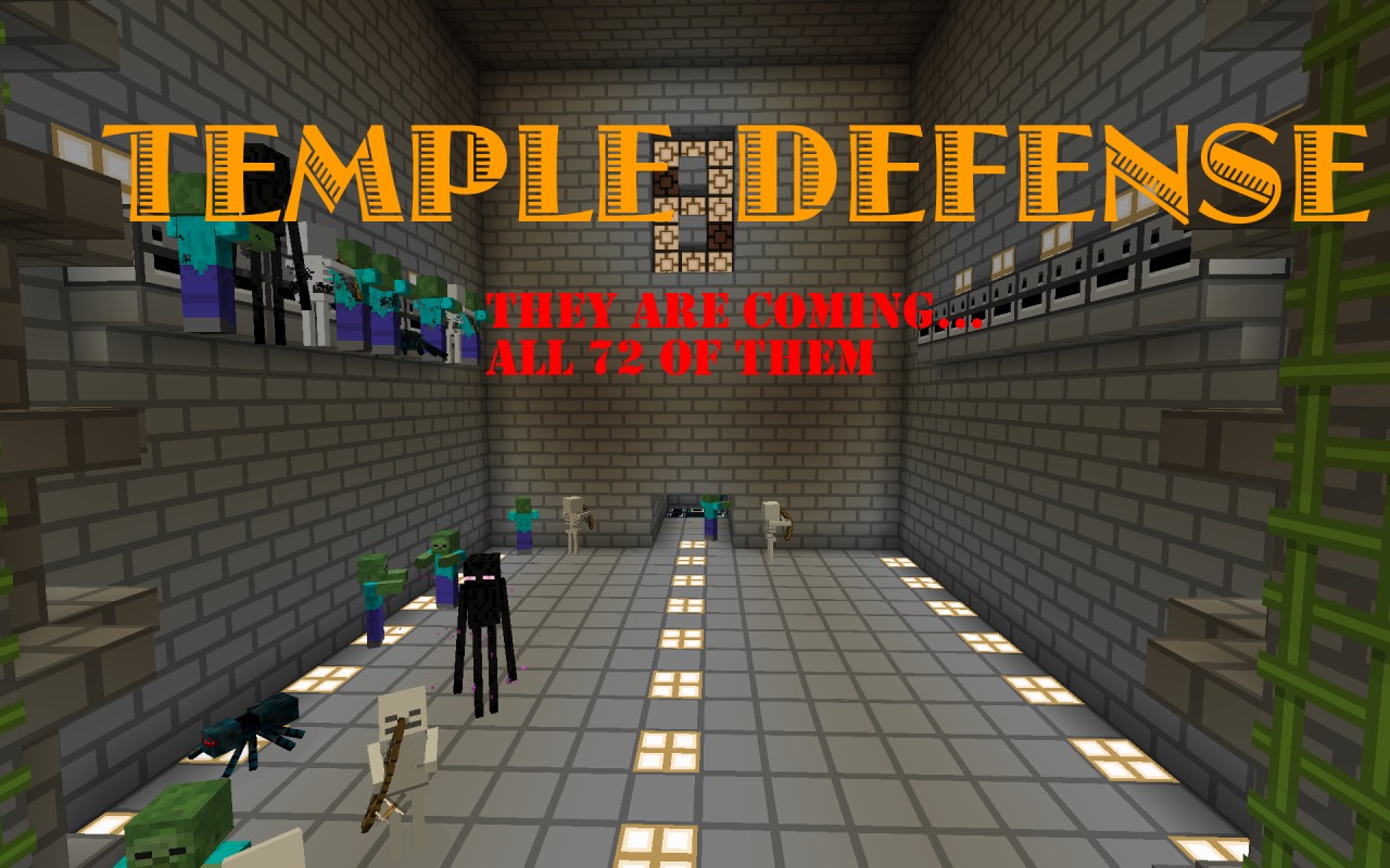 (minigame) Temple Defense Minecraft Map