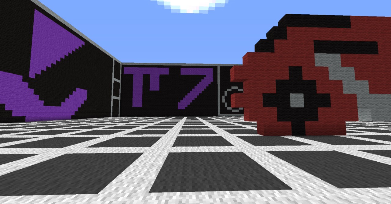 Tron Classic Game Grid Minecraft Map