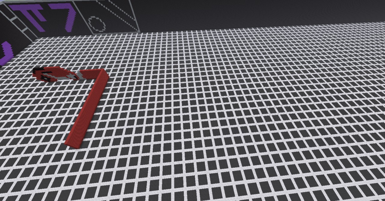 Tron Classic Game Grid Minecraft Map