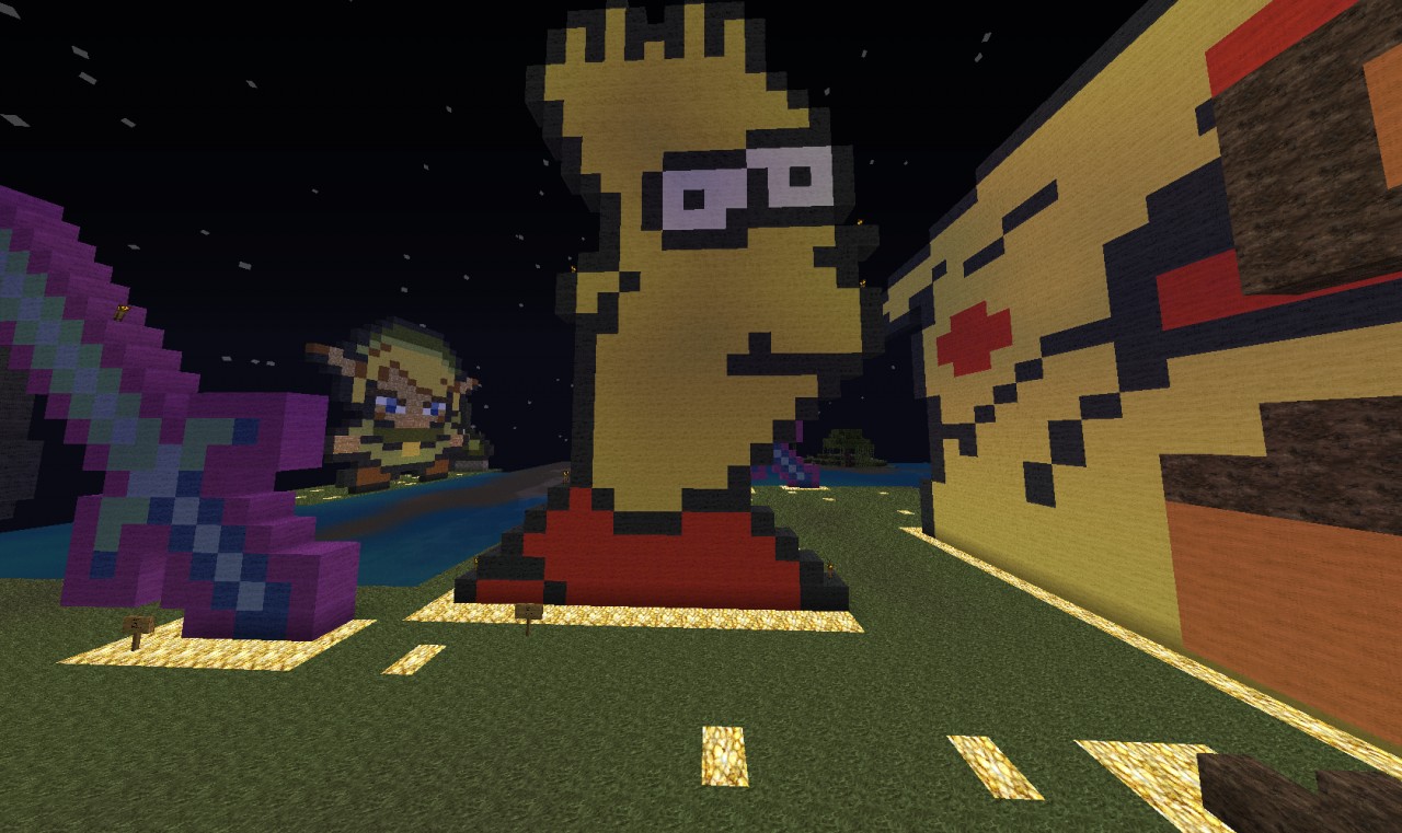 bart simpsons!! Minecraft Map