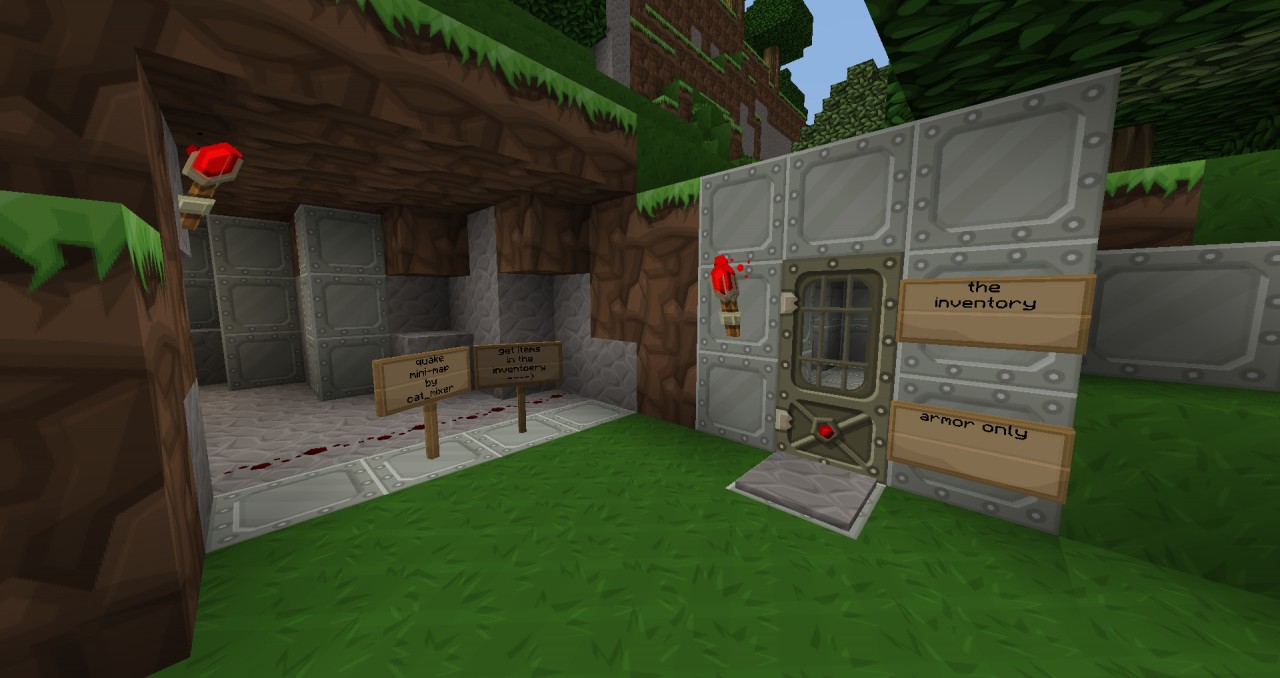 quake (almost) map Minecraft Map