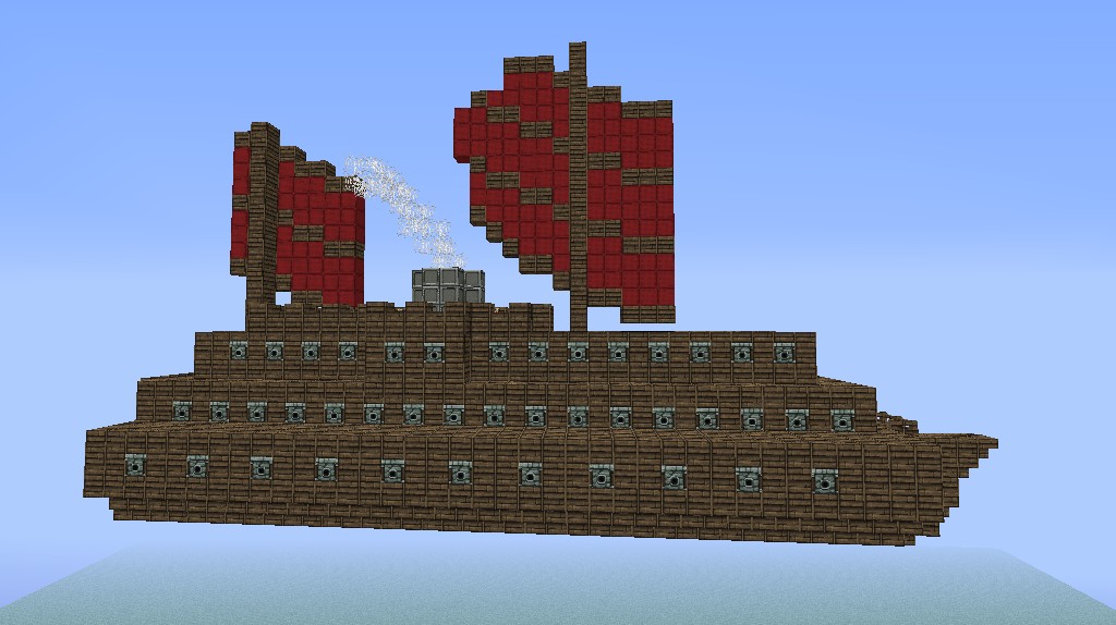 Asian warship Minecraft Map