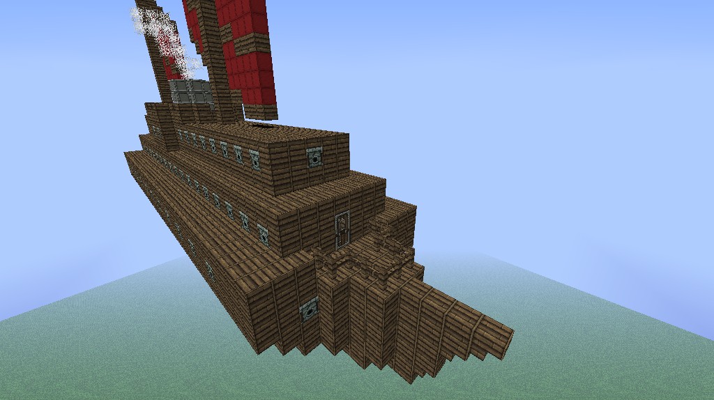 Asian warship Minecraft Map