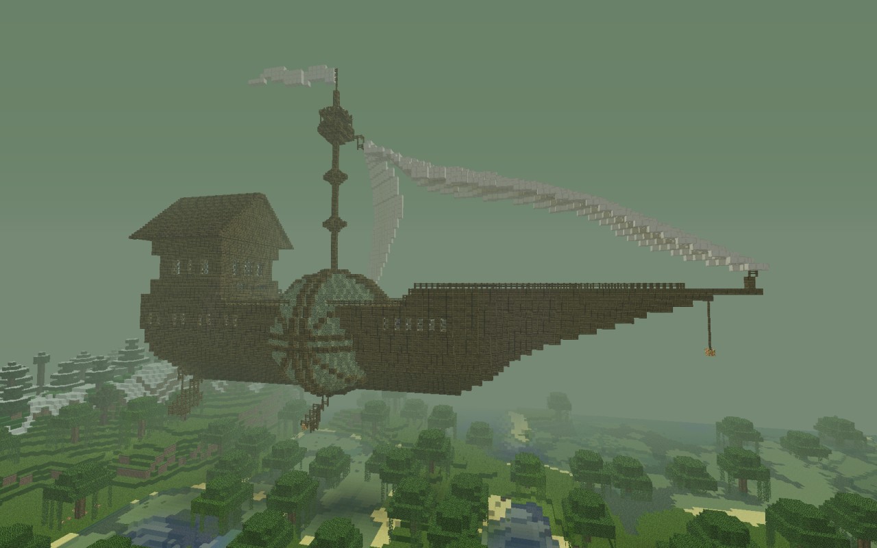 The Edge Chronicles: Inspired Airship Build Minecraft Map