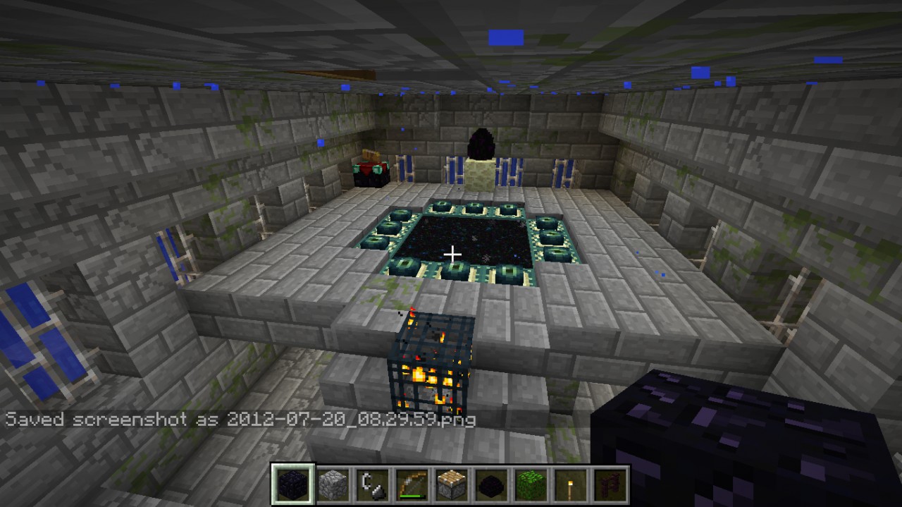stronghold house Minecraft Map