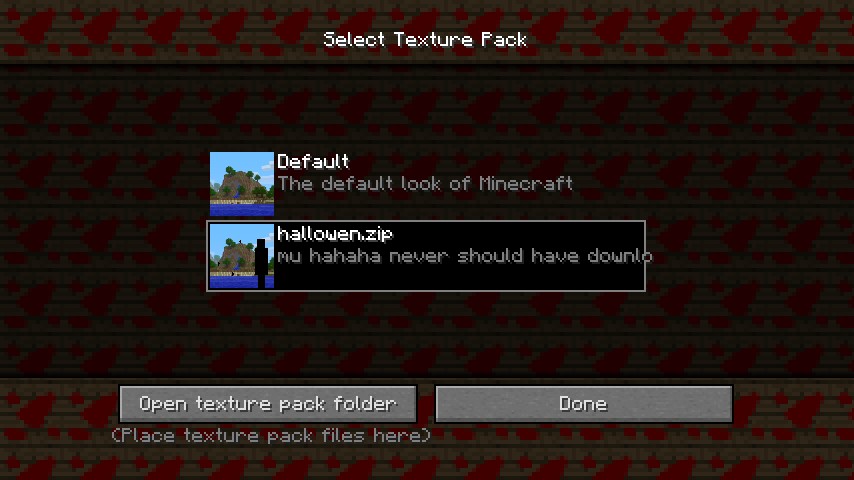 horror texture pack in the making Minecraft Texture Pack