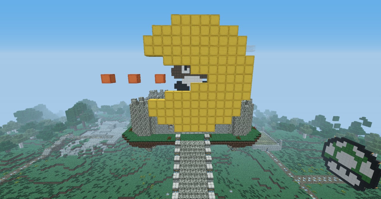 PacMan Minecraft Map