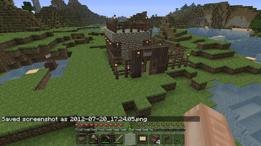 Medieval camp house Minecraft Map