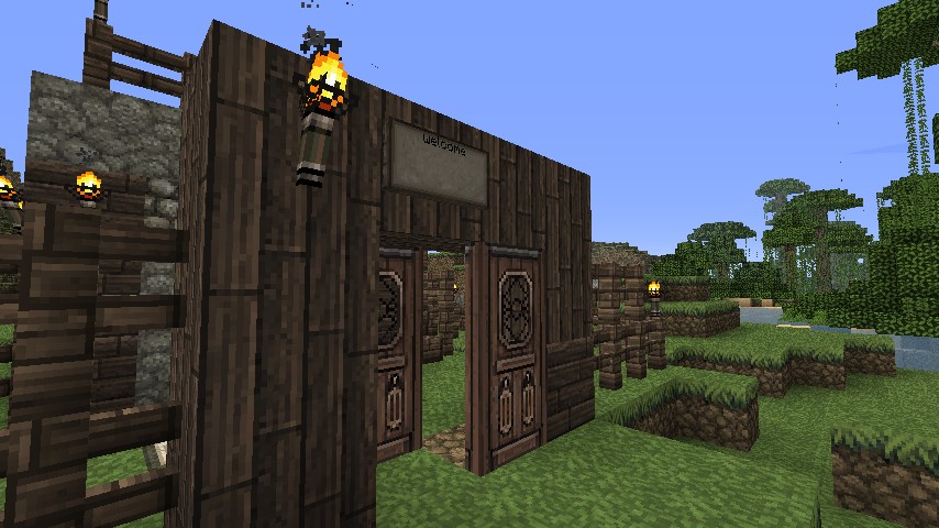 Medieval camp house Minecraft Map