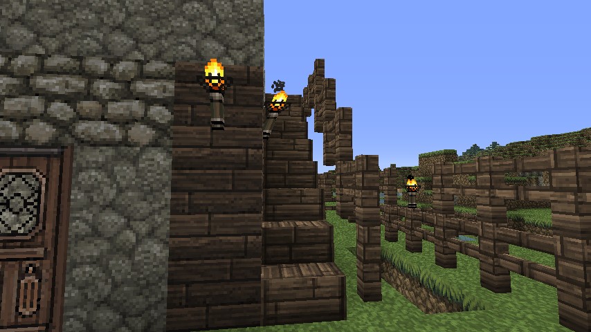 Medieval camp house Minecraft Map