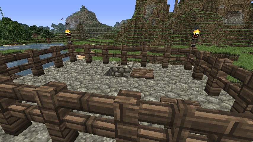 Medieval camp house Minecraft Map