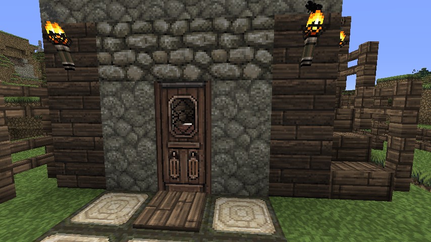 Medieval camp house Minecraft Map