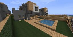 Beachhouse Minecraft Maps with Downloadable Schematic