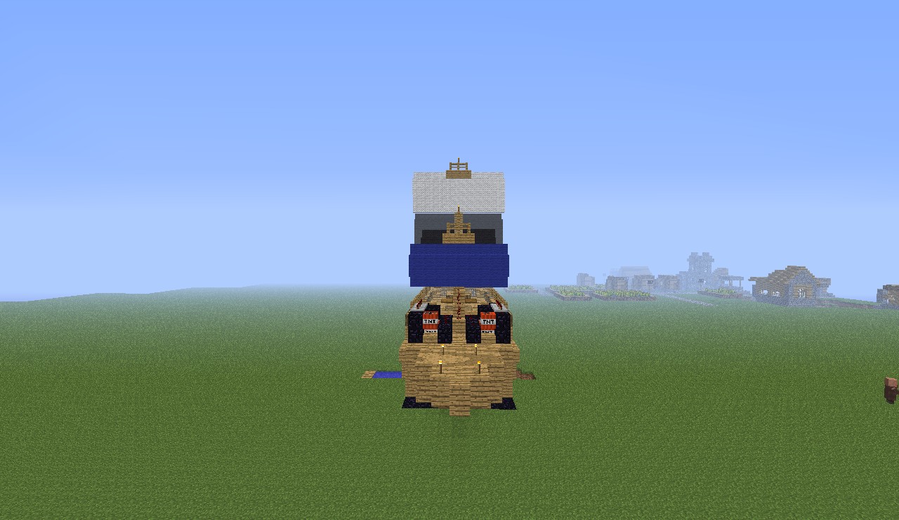 my first ship (with double cannon) Minecraft Map