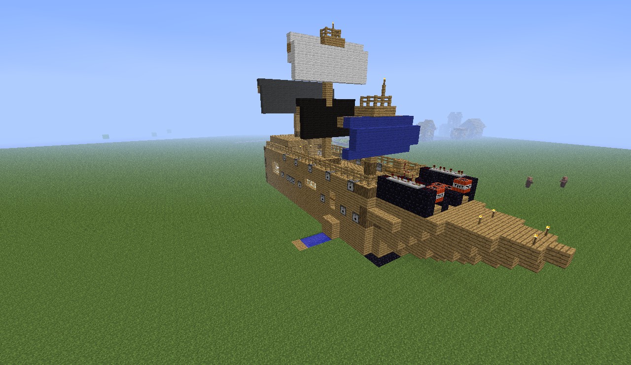 my first ship (with double cannon) Minecraft Map