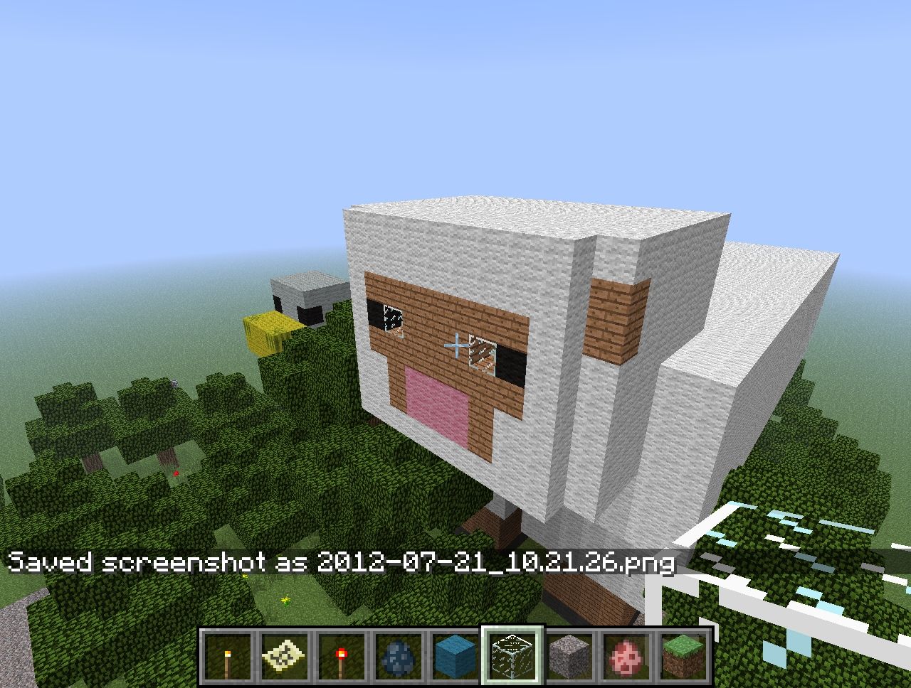 Want to live in a pig? Here's your chance! Minecraft Map