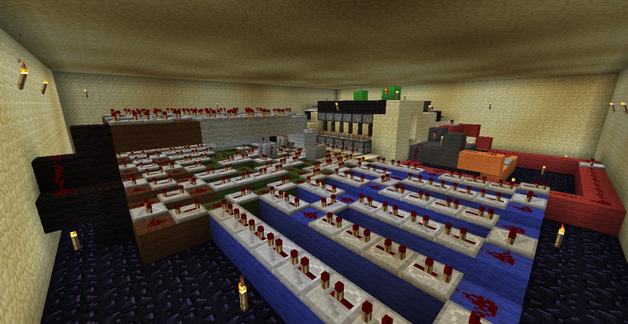 Repeater lock with protection system Minecraft Map