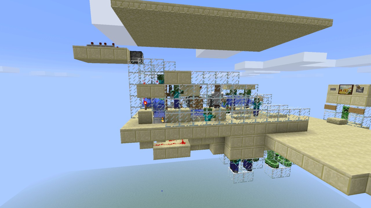 Mob Sorting in Minecraft 1.3 Minecraft Map