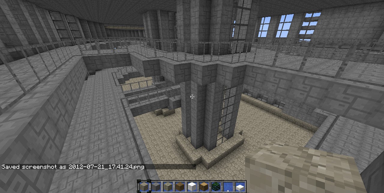 Tron Legacy Encom Tower Minecraft Map