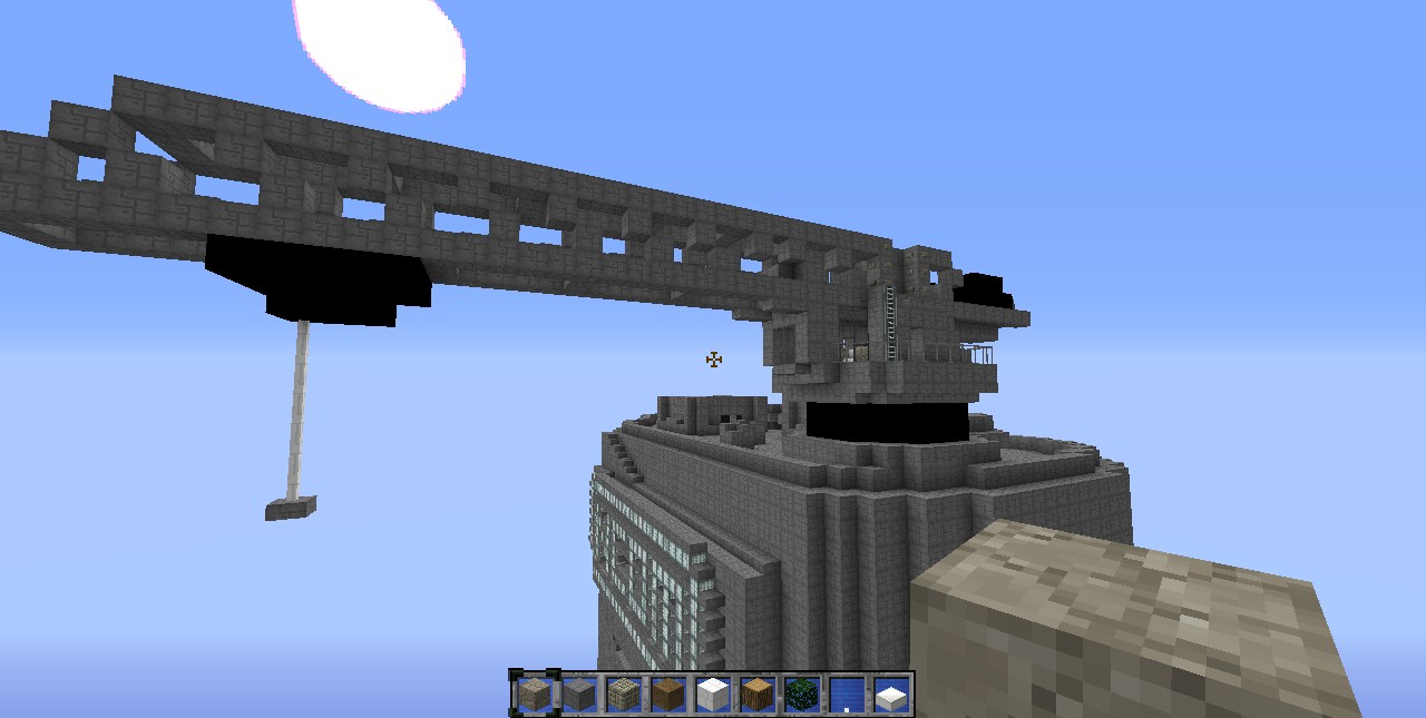 Tron Legacy Encom Tower Minecraft Map