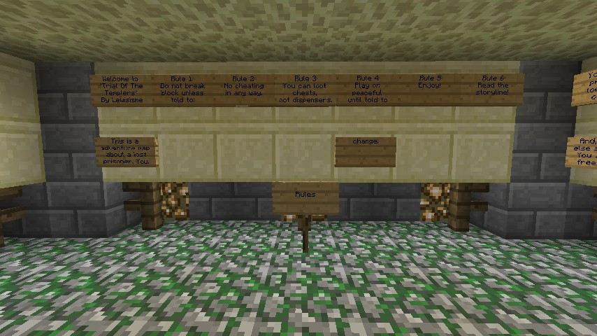 Trial Of The Templers Minecraft Map