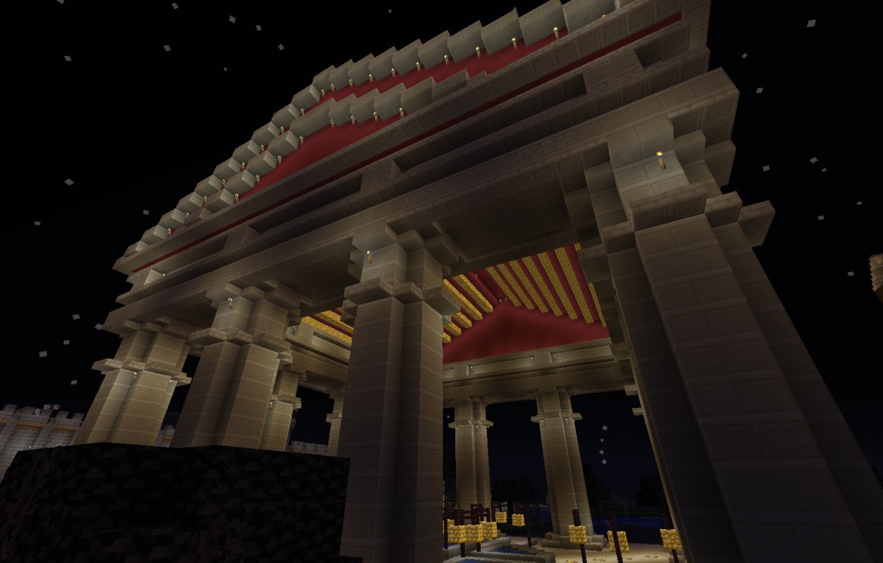 Parthénon temple Minecraft Map