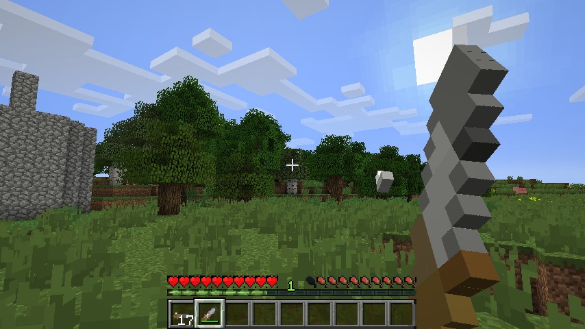 DJs throwing knife Minecraft Texture Pack