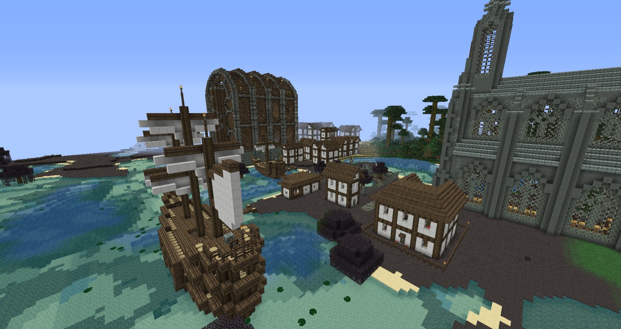 Harbour Village Minecraft Map