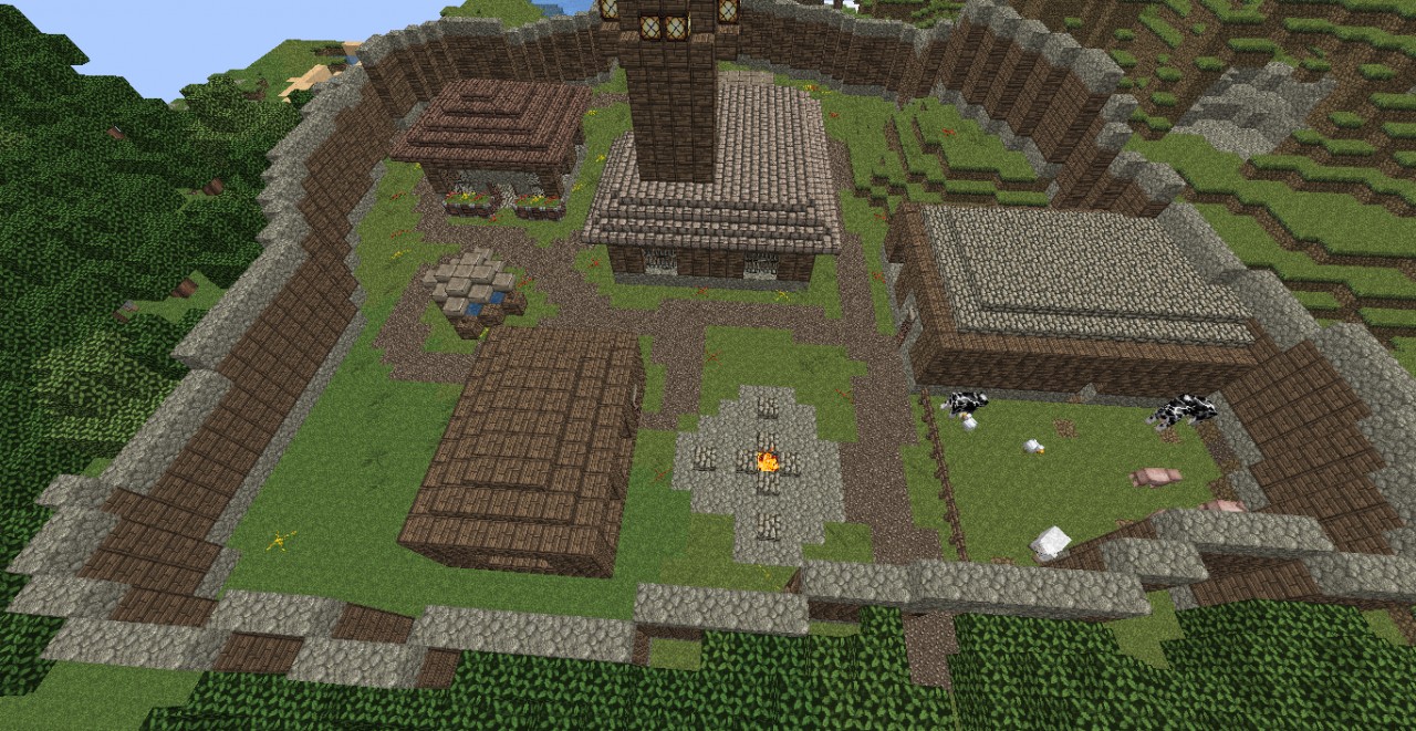 medieval village Minecraft Map