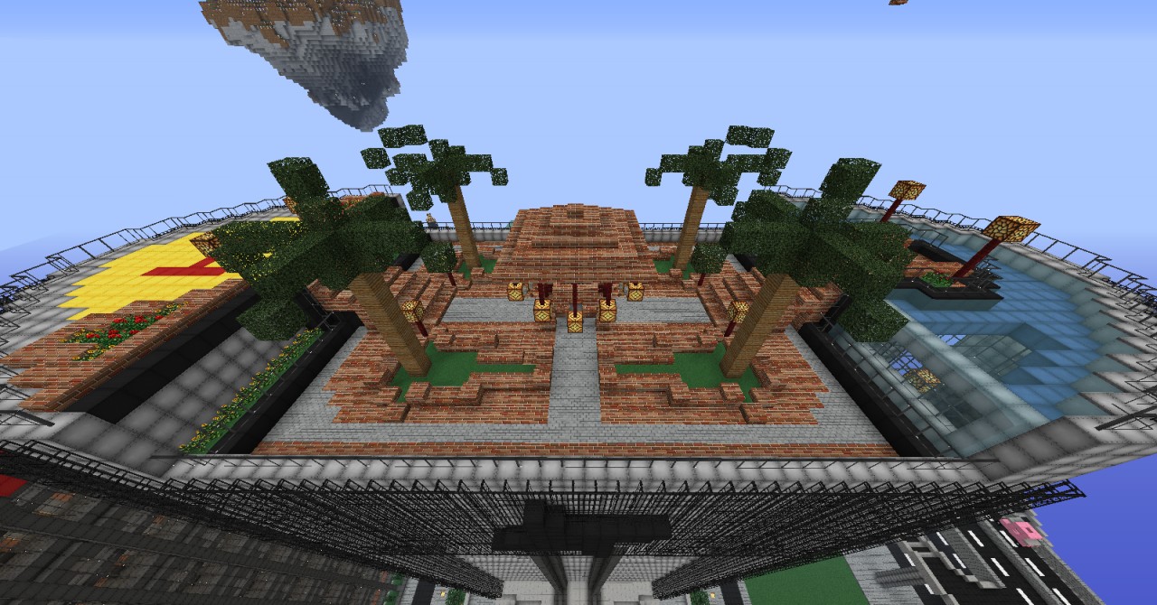 Modern City Creation: The Shuriken Center Minecraft Map