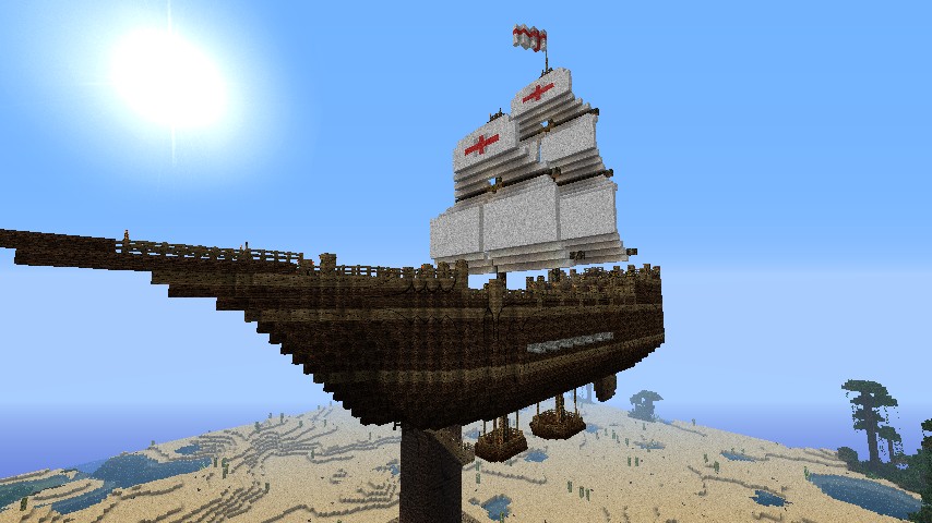 Flying Ship! Minecraft Map