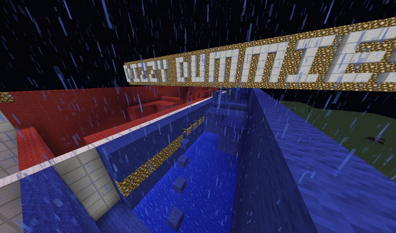 Minecraft Wipeout! Minecraft Map