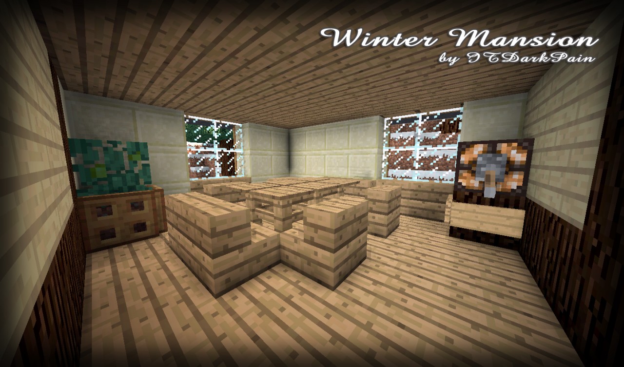 Island Project #2 - Winter Mansion Minecraft Map