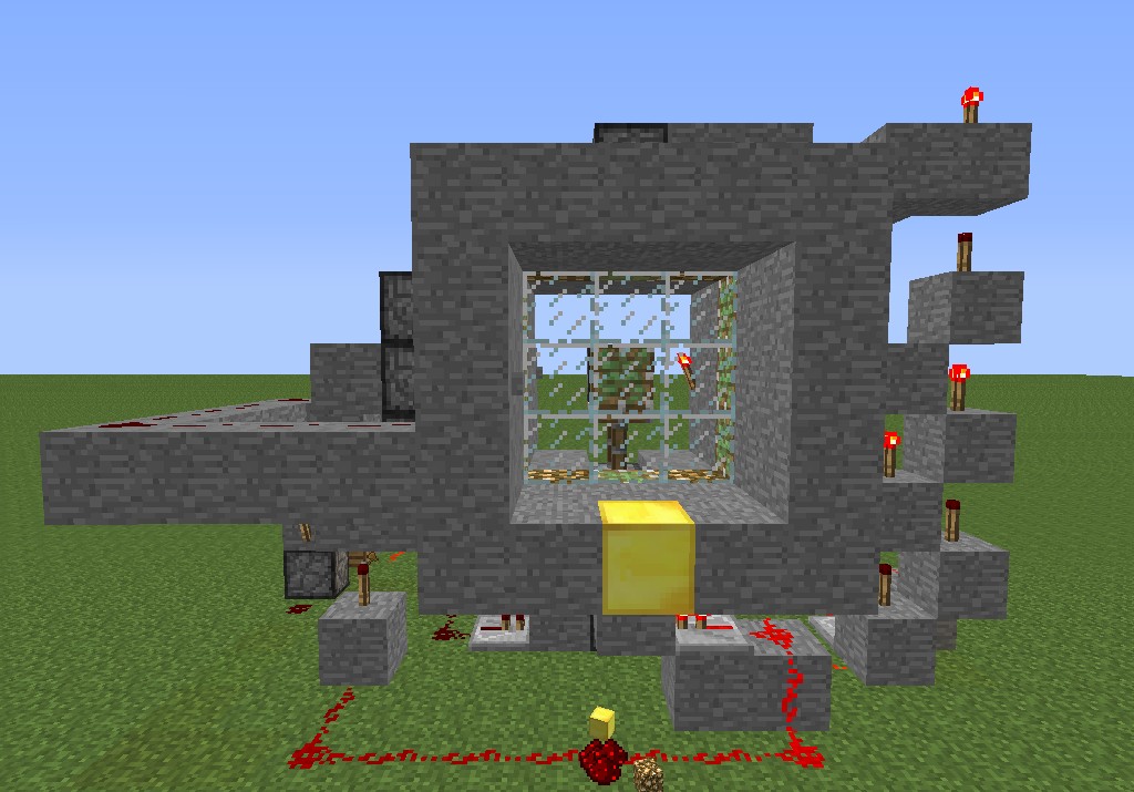 3x3 block door Minecraft Map